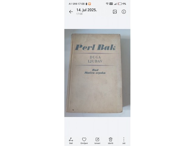 Duga ljubav, Perl Bak