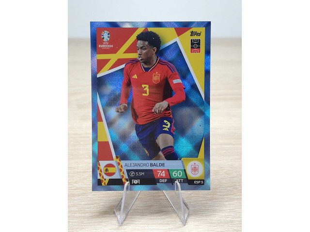 Match Attax Euro 2024 Blue Crystal ESP5 Balde