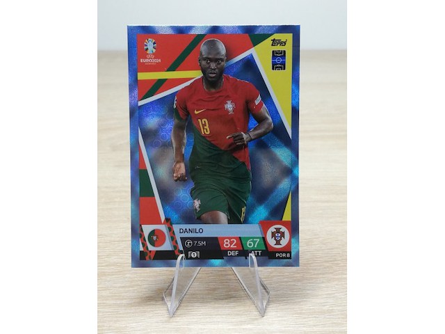 Match Attax Euro 2024 Blue Crystal POR8 Danilo