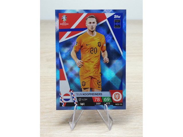 Match Attax Euro 2024 Blue Crystal NED13 Koopmeiners