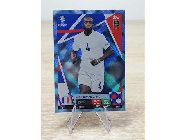 Match Attax Euro 2024 Blue Crystal FRA3 Upamecano