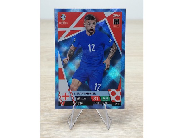 Match Attax Euro 2024 Blue Crystal ENG6 Trippier