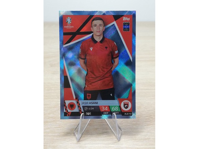 Match Attax Euro 2024 Blue Crystal ALB13 Asani