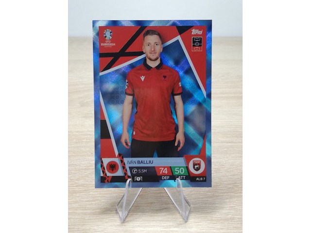 Match Attax Euro 2024 Blue Crystal ALB7 Balliu