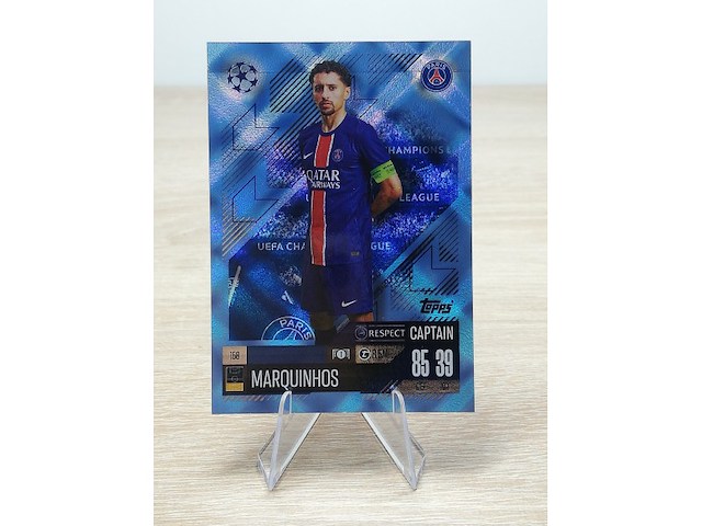 Match Attax 2024/25 158 Blue Crystal Paral Marquinhos