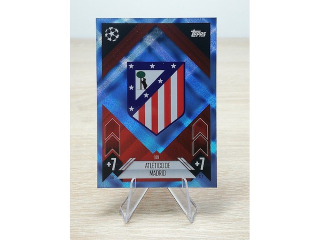 Match Attax 2024/25 110 Blue Crystal Parallel At.Madrid