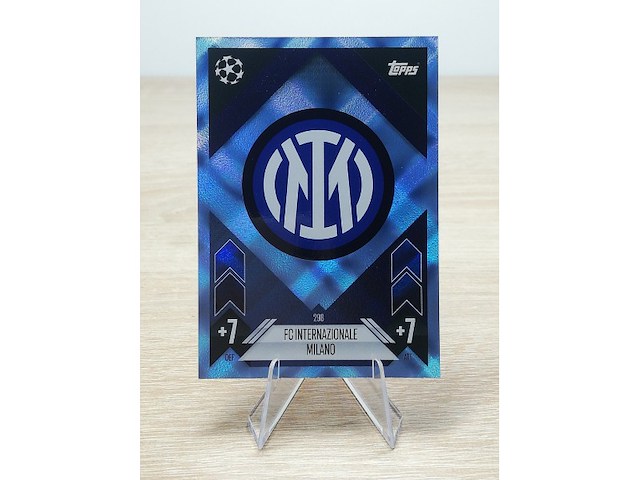 Match Attax 2024/25 298 Blue Crystal Parallel Inter