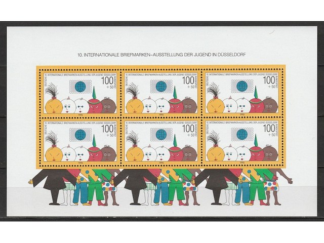 10. internationale Briefmarken-ausstellung der Jugend