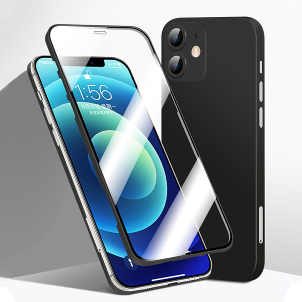 Maska za Iphone 12 Pro Slim 360 full cover crvena