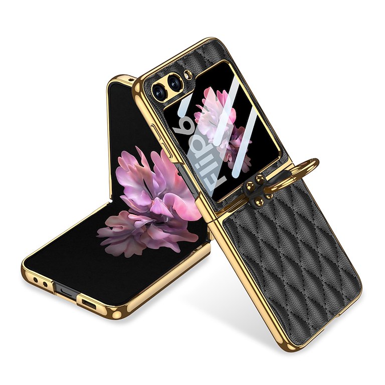 Futrola RHOMBUS za Samsung F741B/F761B Galaxy Z Flip 6 5G/Z Flip 7 FE 5G crna (GKK case)