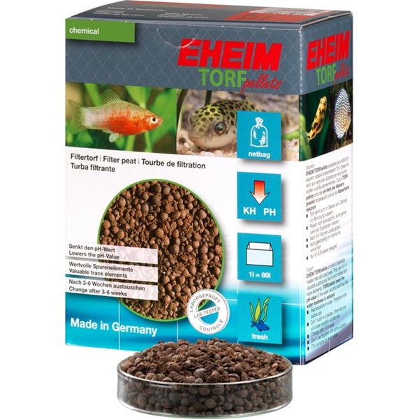 Eheim TORFpellets + net bag filter media 450gr