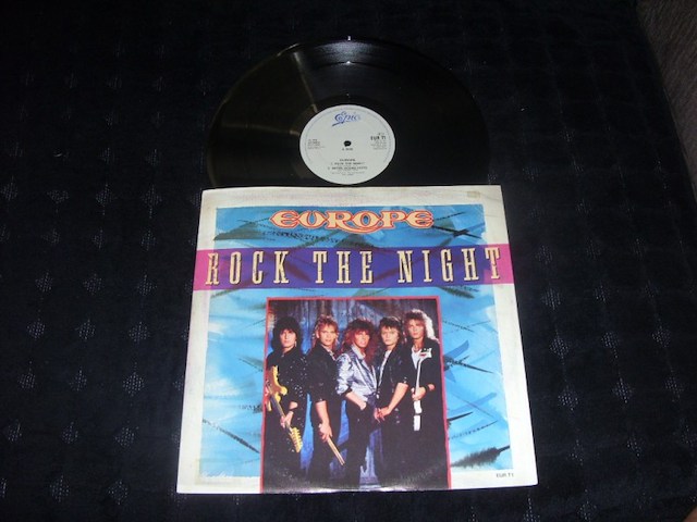 Europe – Rock The Night 12` maxi Epic UK 1986. Ex/ex