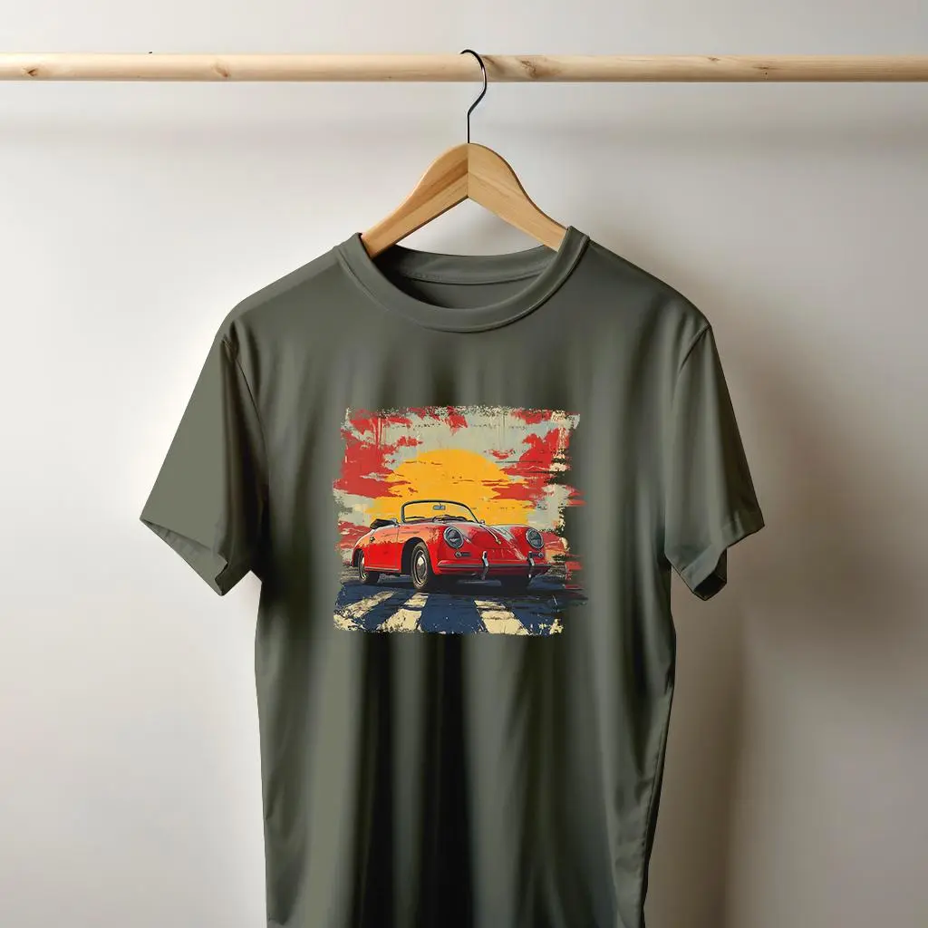 Camiseta Majica sa štampanim printom Cam 843, Muška, Maslina