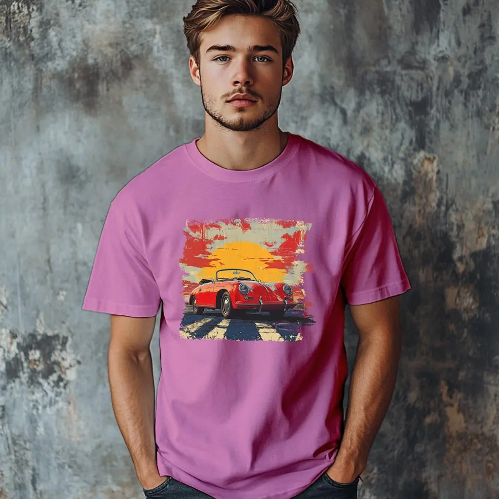 Camiseta Majica sa štampanim printom Cam 843, Muška, Orhideja