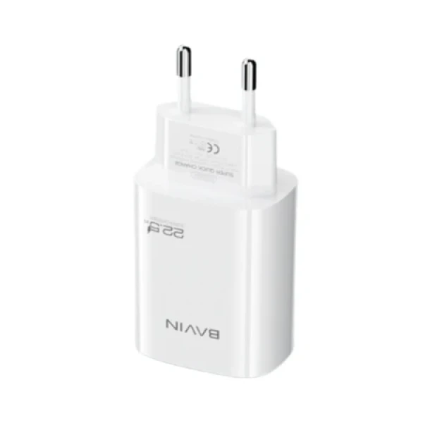 Bavin punjač 22.5w Usb A + kabl Micro bela - PC995Y ( 90050 )
