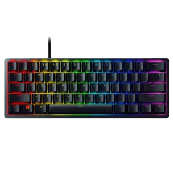 Tastatura RAZER Huntsman Mini 60% Opto-Gaming (Clicky Purple Switch) - RZ03-03390100-R3M1