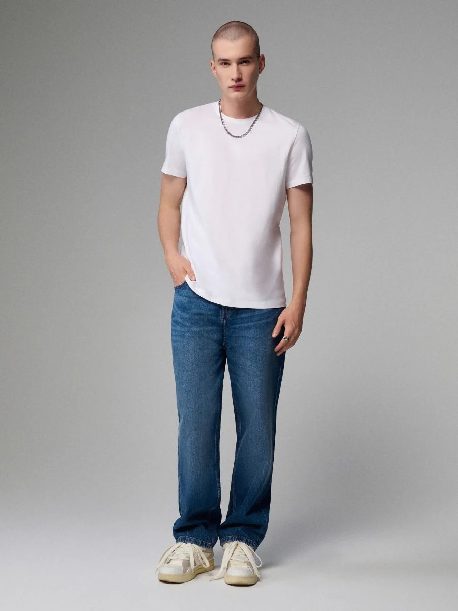 Baggy fit farmerke