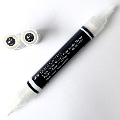 Flomaster - Faber Castell, Shake and Paint, 1/1 White