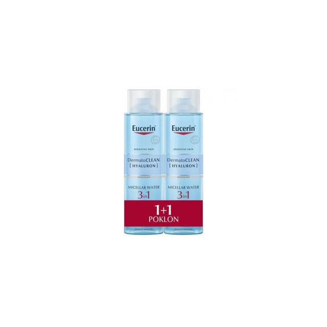 EUCERIN BOX DERMATOCLEAN 3IN1 1+1 345871