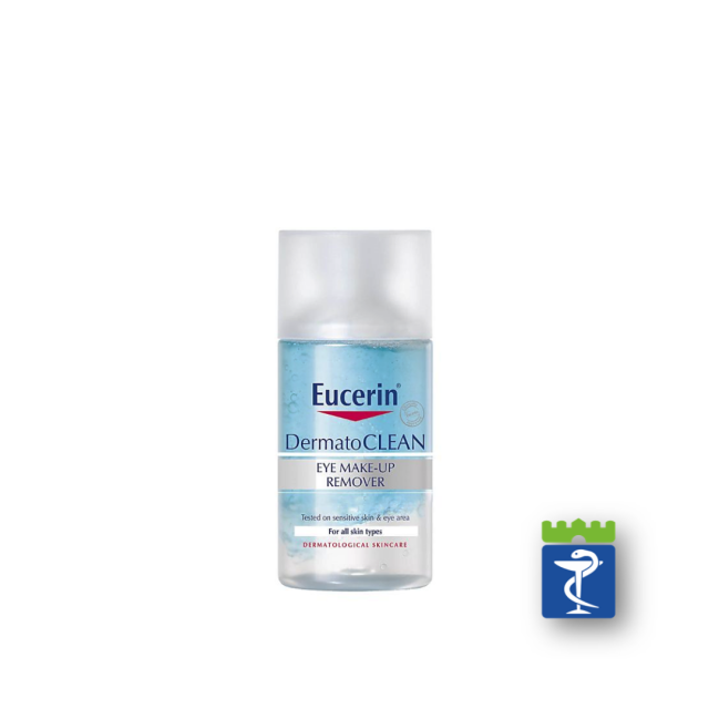 EUCERIN DERMATOCLEAN MICELARNO SREDSTVO ZA SKIDANJE ŠMINKE OKO OČIJU 125ML