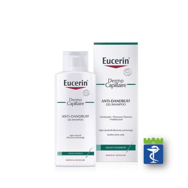 EUCERIN DERMOCAPILLAIRE GEL ŠAMPON PROTIV MASNE PERUTI 250ML 69654