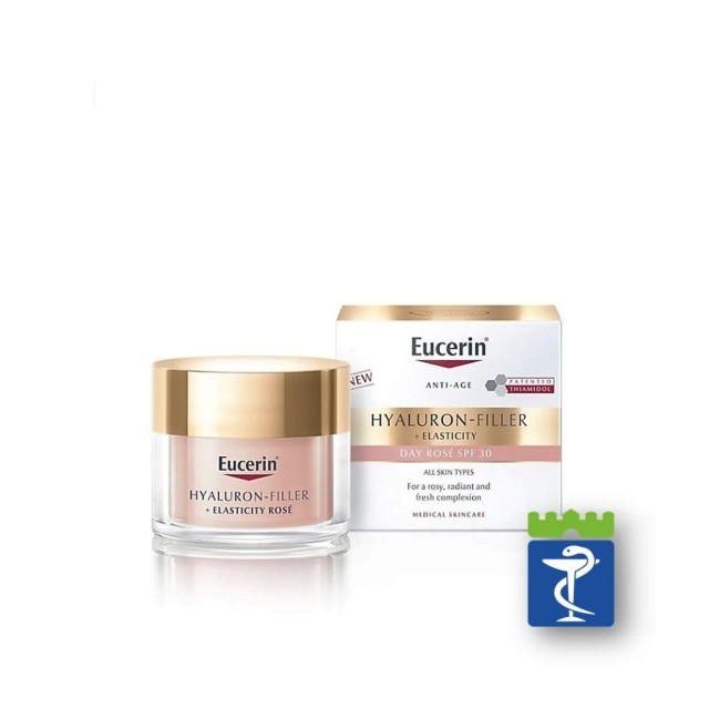 EUCERIN HYALURON-FILLER + ELASTICITY DNEVNA KREMA SPF 30 ROSE 50ML 63803