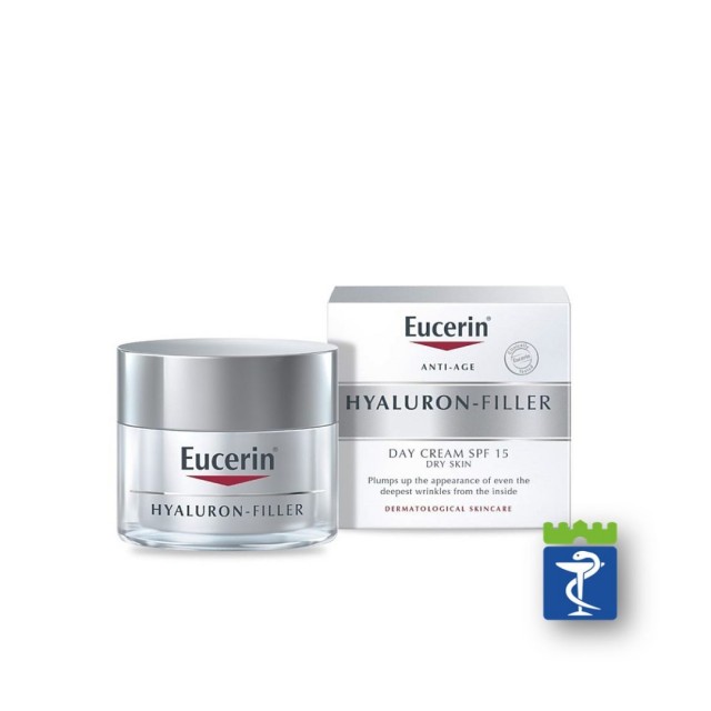 EUCERIN HYALURON-FILLER DNEVNA KREMA ZA SUVU KOŽU SPF15 50ML 63485