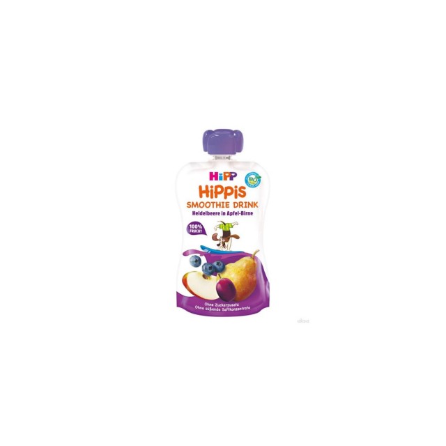 HIPP HIPPIS SMOOTHIE BOROVNICA, JABUKA I KRUŠKA 120ML A001588