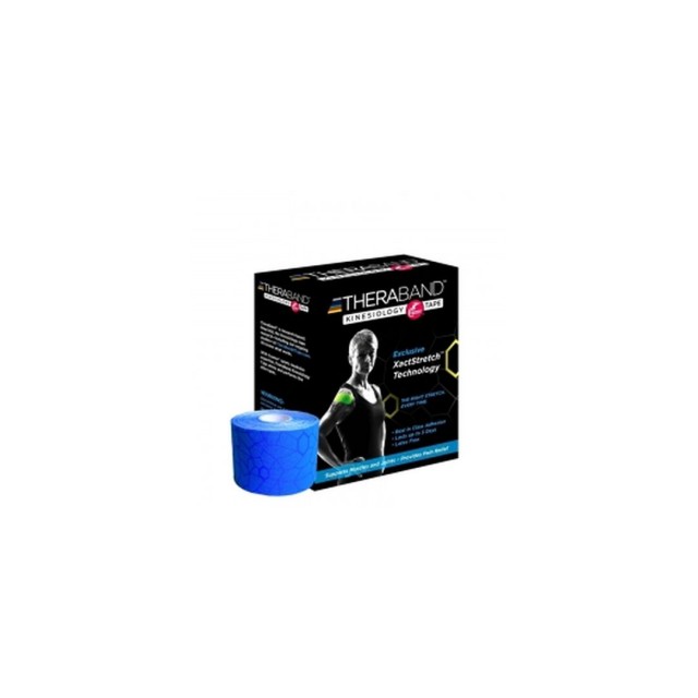 KINESIO TAPE THERABAND PLAVA 5M