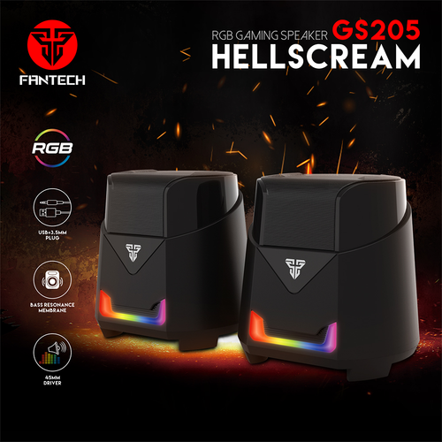Fantech GS205 Hellscream crni RGB Laptop zvučnici