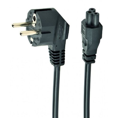 PC-186-ML12-1M Gembird Detelina C5 napojni kabl za notebook, VDE certifikat 1m