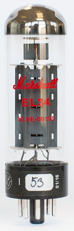 Marshall VLVE-00105 EL-34 JJ Electronic - Lampa za gitarsko pojačalo