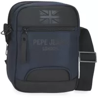 Muška torbica 22cm sa 2 pregrade PJL Bromley navy 70655