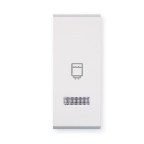 ALING- TASTER 1M SA OZN.BOJLERA I INDIKACIJOM BELI 65423.0
