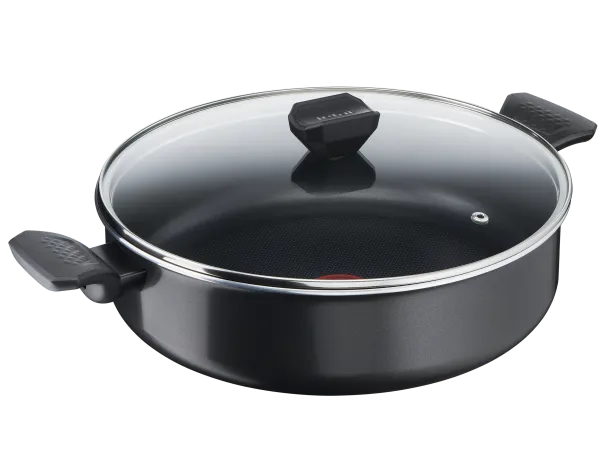 TEFAL ŠERPA SA POKLOPCEM 28CM EASY COOK AND CLEAN B5677253