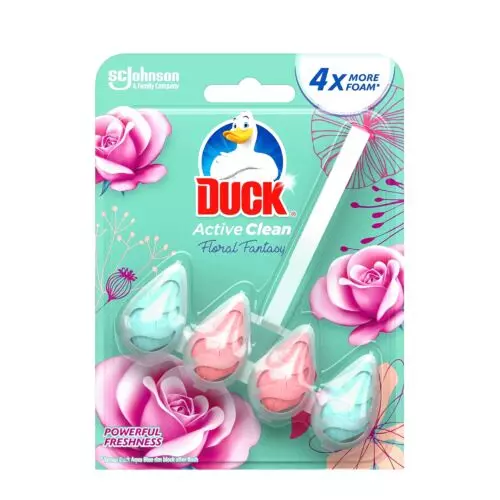 Duck Uložak za osvežavanje WC šolje Active Clean Floral Fantasy