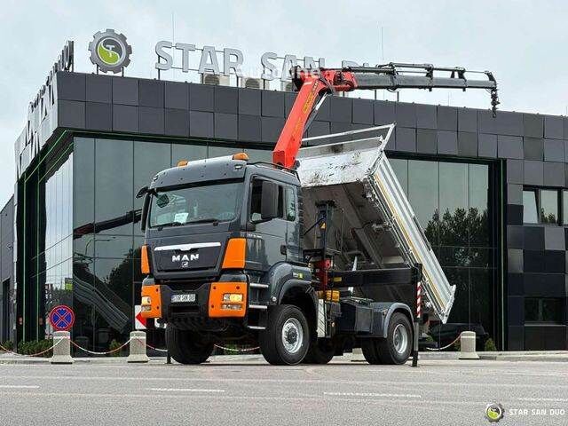 MAN TGS 18.480 PALFINGER PK 16502 HDS Crane,Kipper kiper