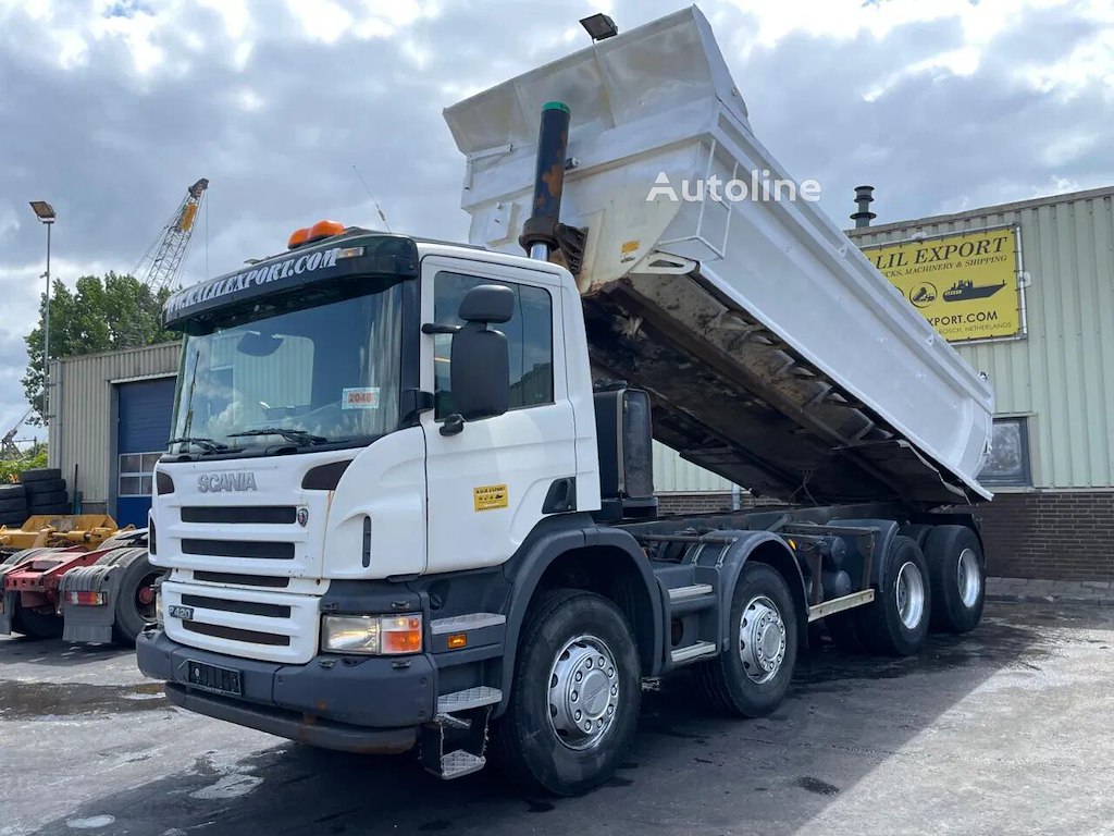 Scania P420 Kipper 8x4 Manual Gearbox Big Axle Full Steel Suspension Go kiper
