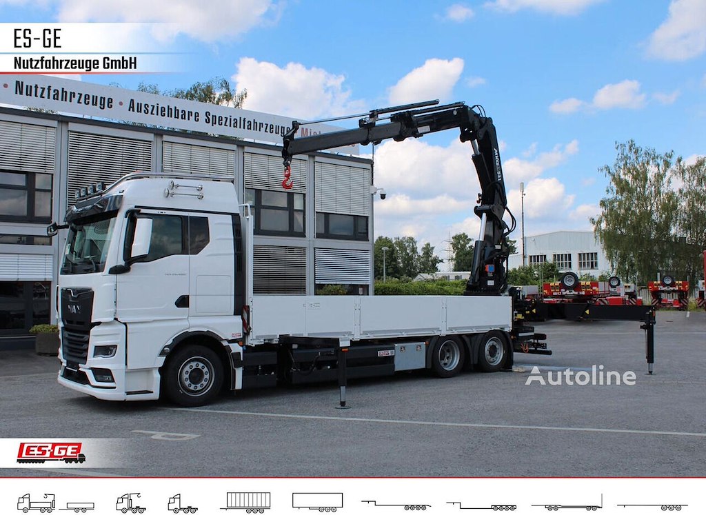Novi MAN TGX 26.480 LL CH kamion s ravnom platformom