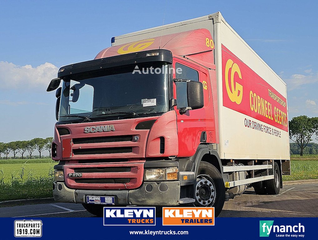 Scania P270 LIFT HARD WOOD FLOOR kamion furgon