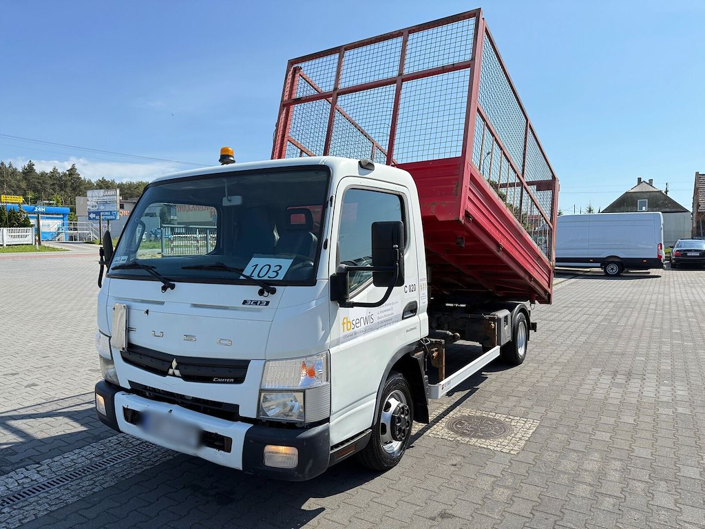 Mitsubishi Fuso Canter Wywrotka Kipper Wywrot 3-stronny Bliźniaki Zarejestrowany kamion kiper < 3.5t