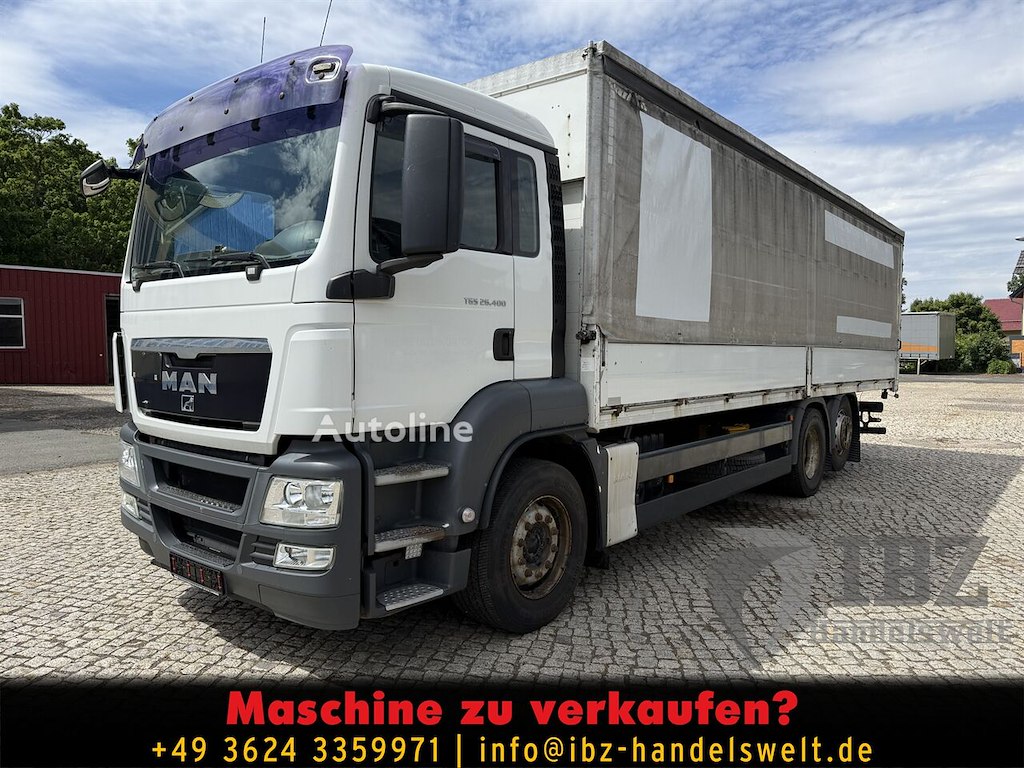 MAN MAN 26.400 Plane Spriegel LKW 26t Edscha Automatik Retarder AHK kamion s ceradom