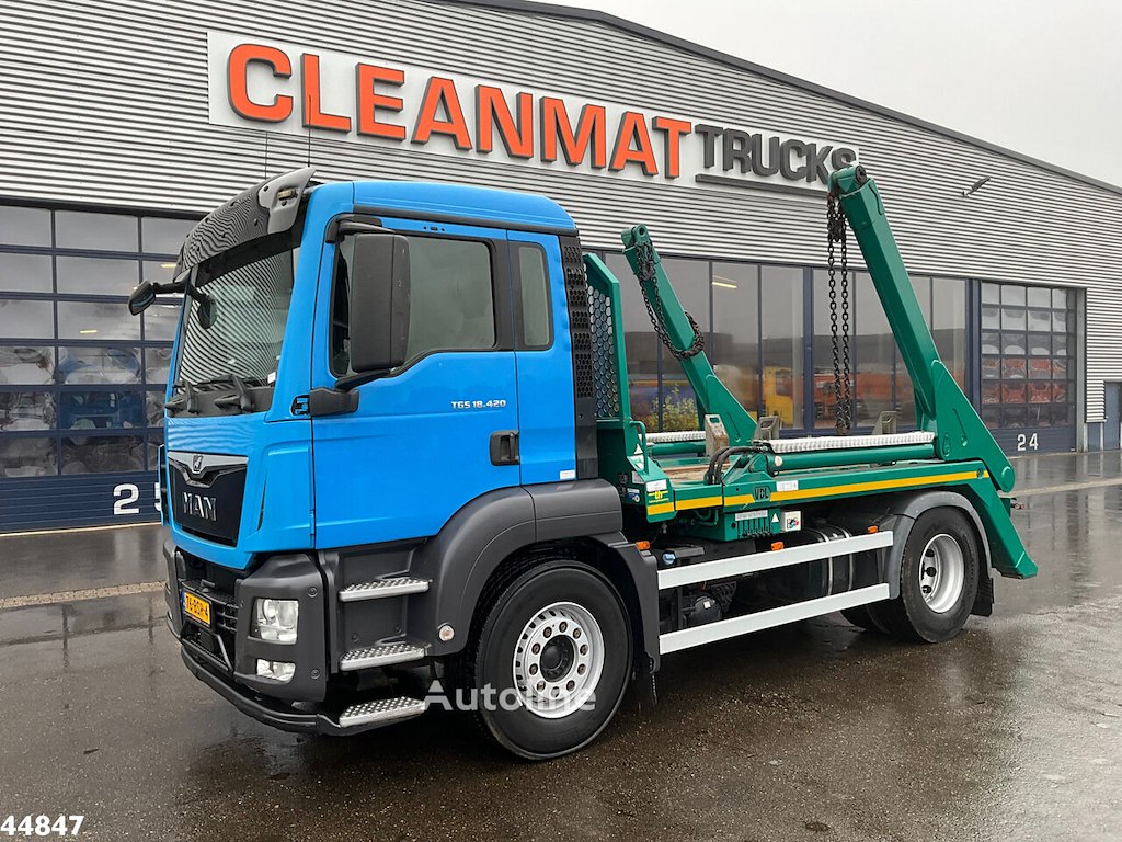 MAN TGS 18.420 Euro 6 Retarder VDL 13 Ton portaalarmsysteem kamion autopodizač kontejnera