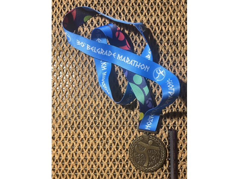 Beogradski maraton 2017.g medalja maraton sport