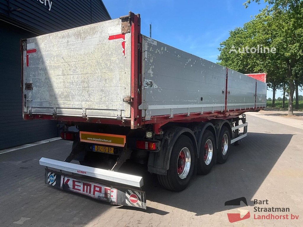 Kempf SKD 3 axle 3 sided tipper trailer with aluminum sideboards poluprikolica kipera