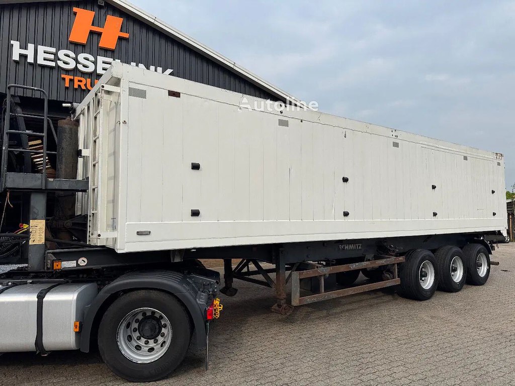 Schmitz Cargobull 55m3 alu kipper, klep/deuren, liftas, BPW, APK 04/2026! poluprikolica kipera