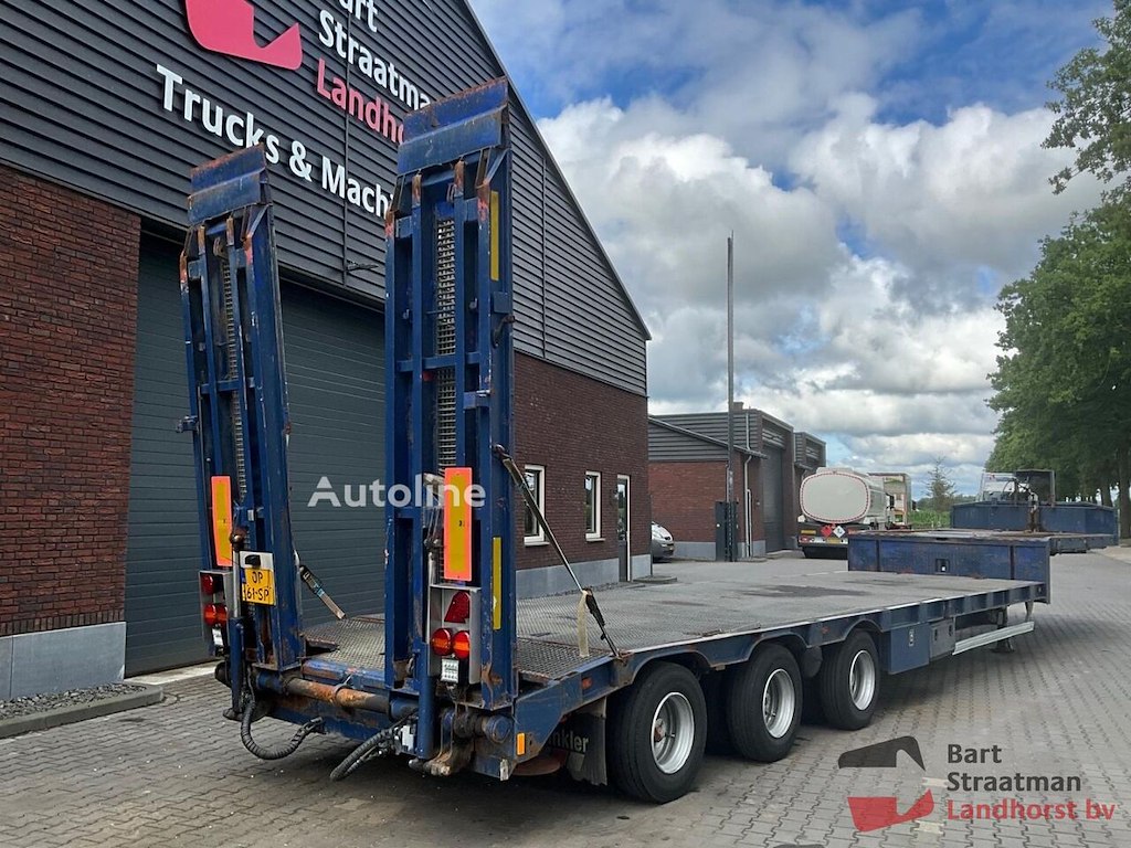 Langendorf SATUE 30/29 3 axle semi low loader with lifting bed and hydrauli poluprikolica sa niskom platformom