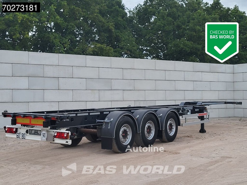 Kässbohrer CSRIL0S0E123 3 axles poluprikolica za prevoz kontejnera