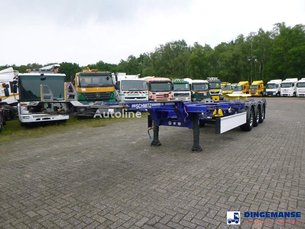 Schmitz Cargobull 3-axle container trailer 20-30-40-45 ft poluprikolica za prevoz kontejnera