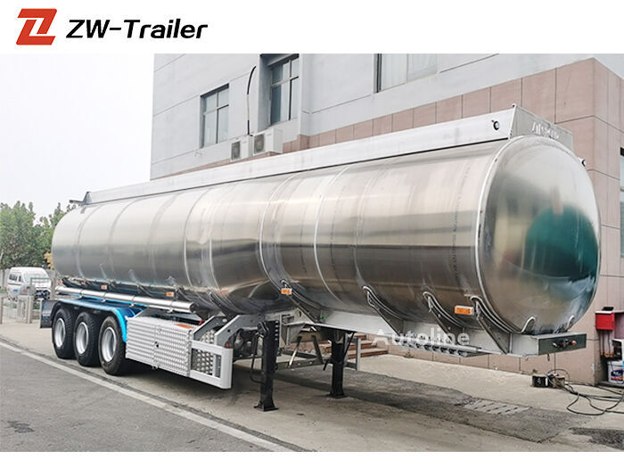 Nova ZW-Trailer 3-Axle 45000L Fuel Transport Aluminum Tanker Semi-Trailer cisterna za goriva i maziva